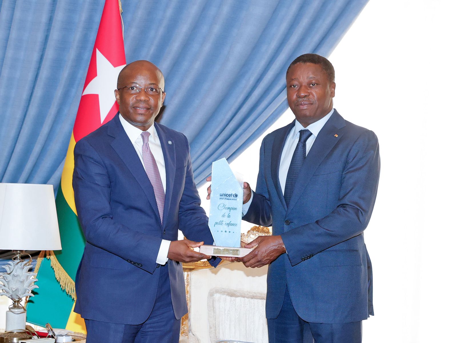 Faure Gnassingbé : Champion de la Petite Enfance selon l’UNICEF ...